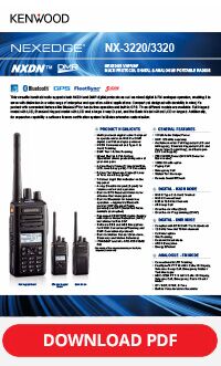 Kenwood NX3320 E digital two-way radio | Audiolink
