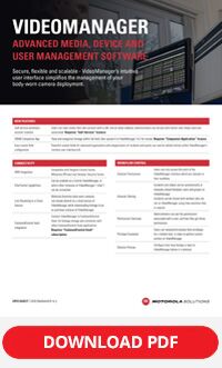 Motorola Solutions VideoManager